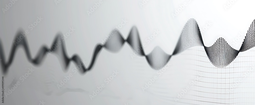 Basic visualization of a line graph showing upward progression ...