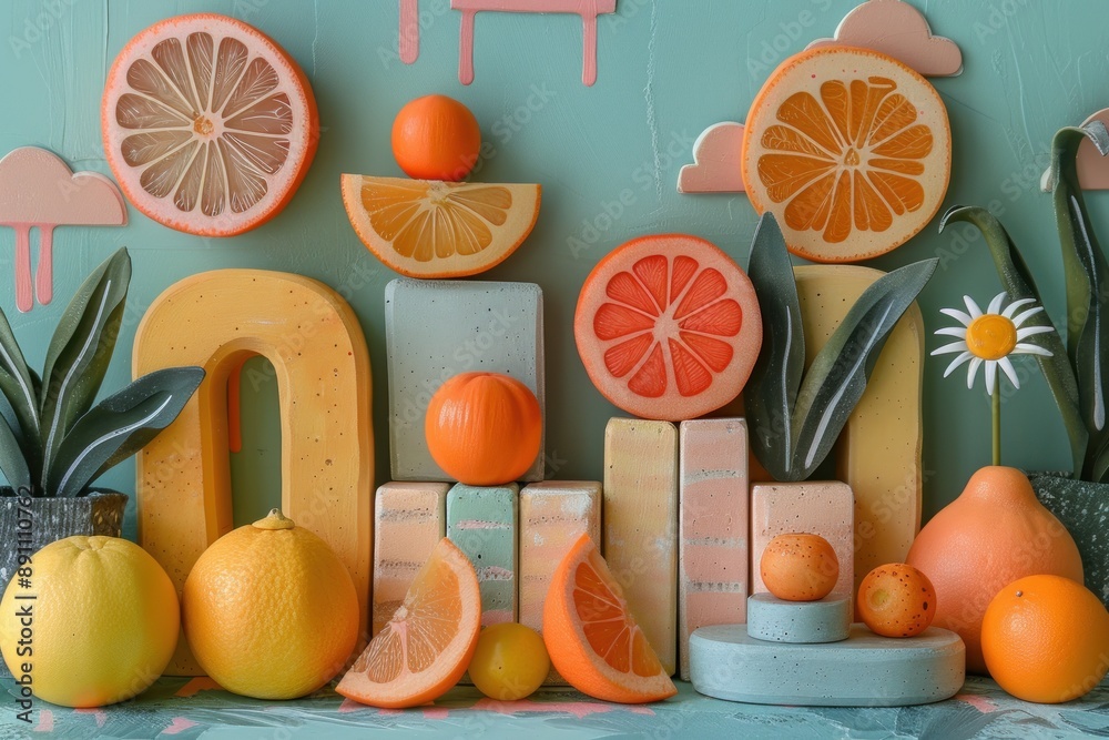Whimsical still lifes featuring unexpected juxtapositions of objects ...