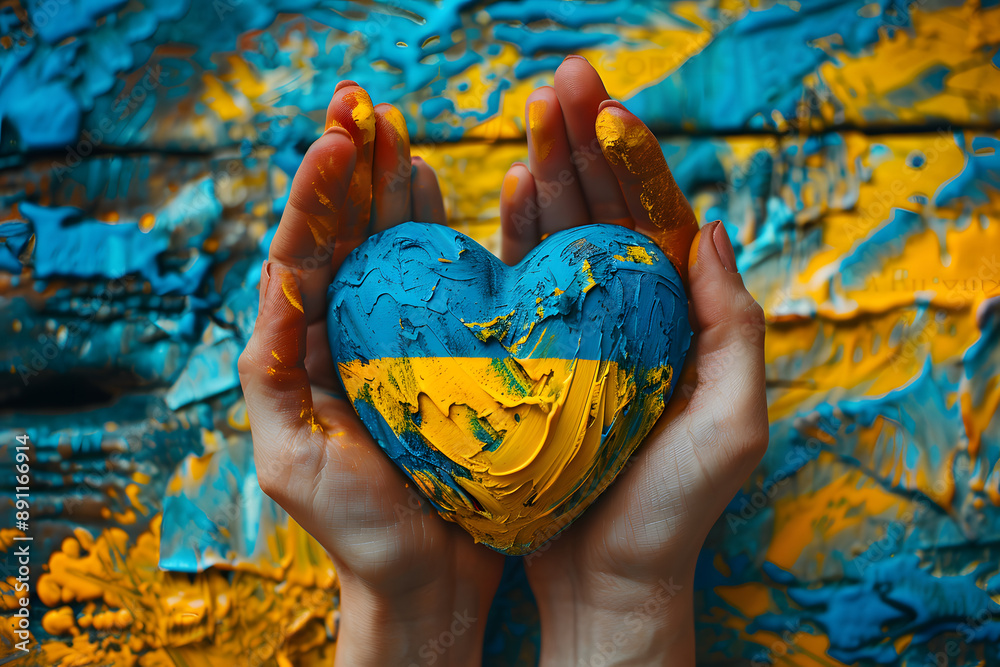 Ukrainian tragedy, peace crisis and sad geopolitical conflict, war ...