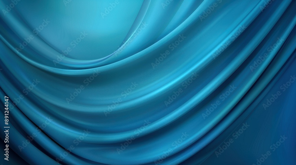 Abstract blue swoosh background with dynamic lines for trendy designs ...