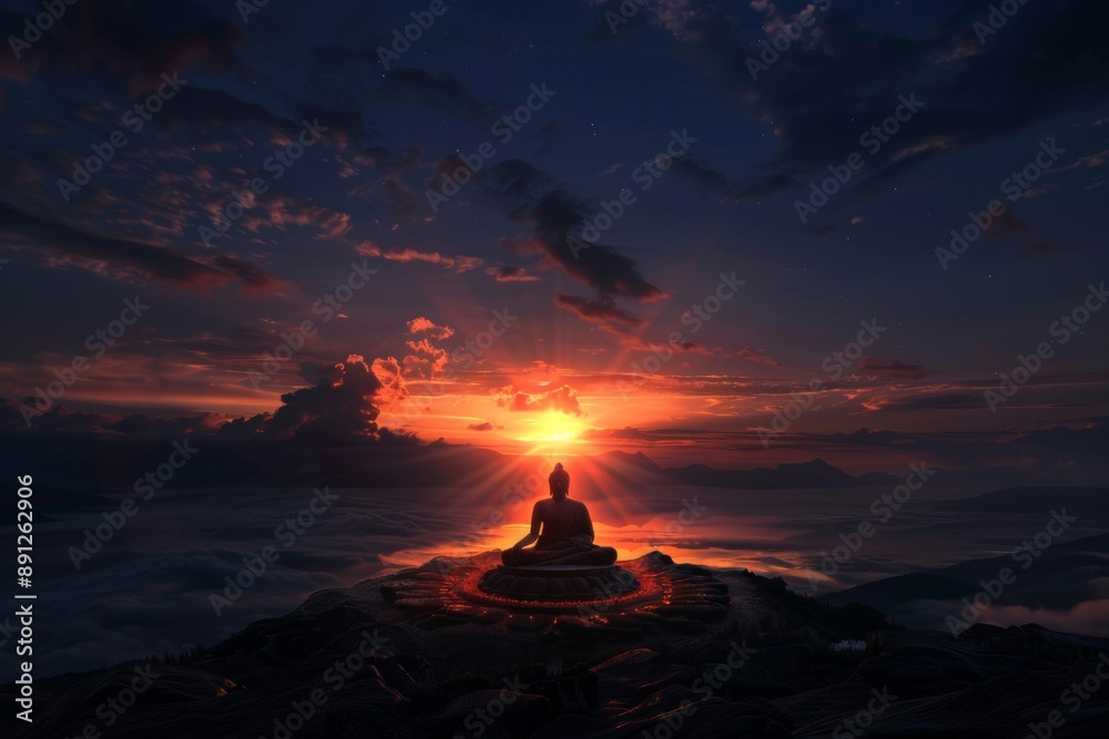 Hindu inner peace through creed focuses on achieving profound ...
