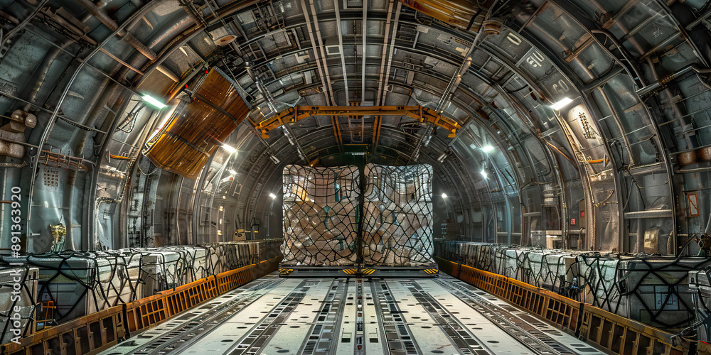 Cargo Carriers of the World: A wide-body cargo plane with its cargo ...