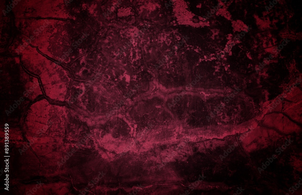 Abstract red template, Dark red noisy gradient texture for banner ...