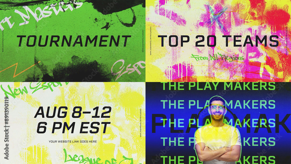Esports Promo Stock Template | Adobe Stock