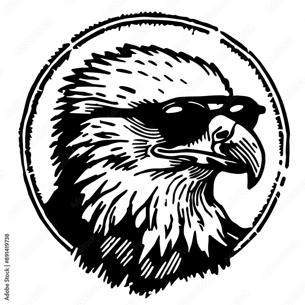 Eagle SVG vector transparent background PNG clipart Stock Vector ...