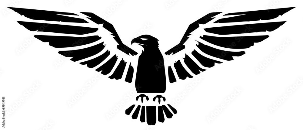Eagle SVG vector transparent background PNG clipart Stock Vector ...