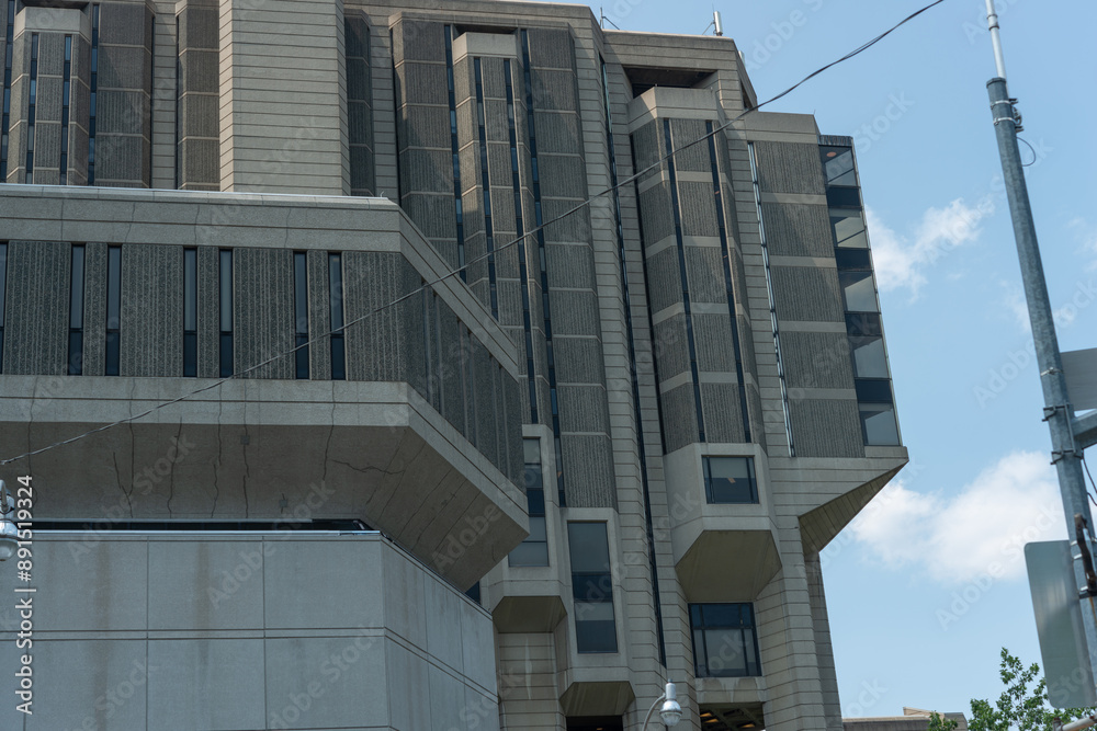 exterior of the often maligned John P. Robarts Research Library located ...