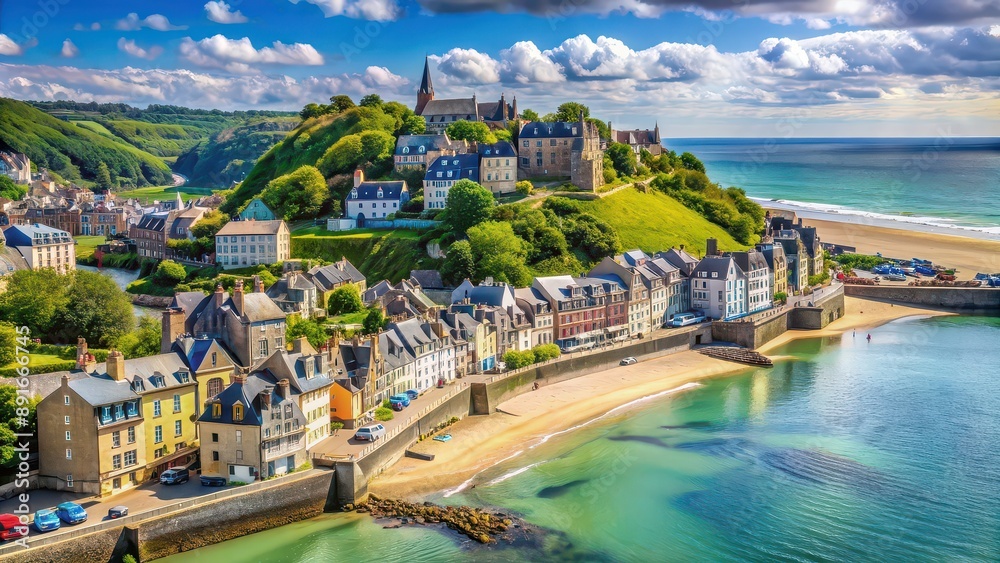 Beautiful coastal region in northwest France known for its stunning ...