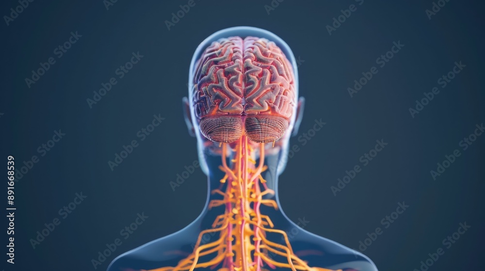 Detailed Visualization of the Complex Human Nervous System with the ...