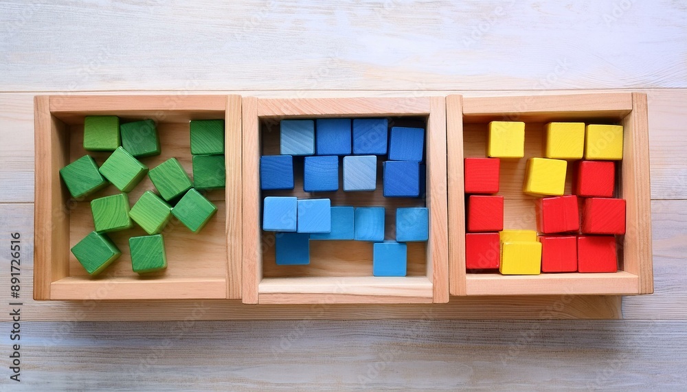 educational games for colors sorting red yellow green and blue wooden ...