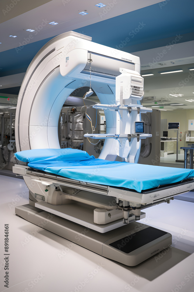 Highly Advanced CT Scanner in a Modern Hospital Environment: Depiction ...