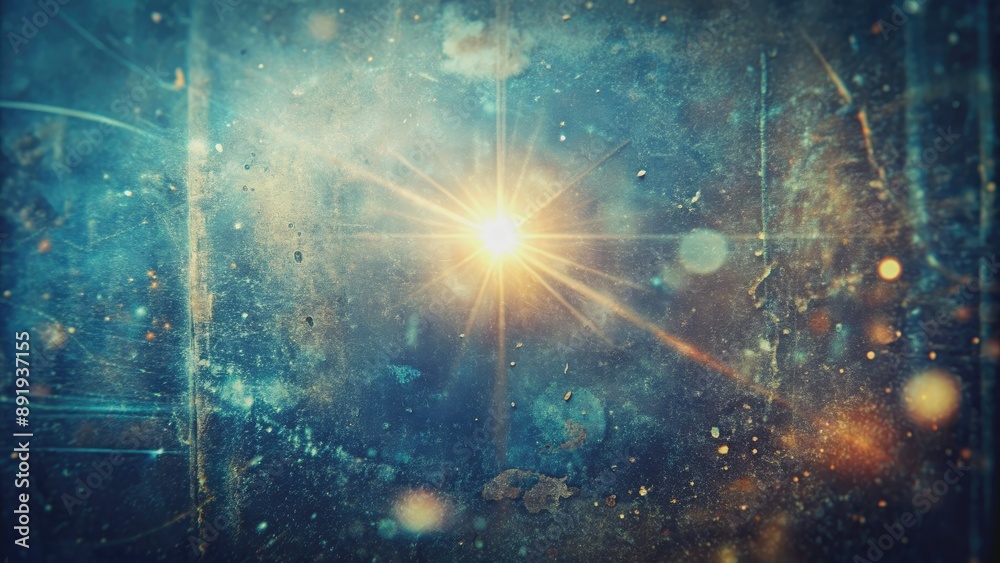 Dark aged stained film surface with dust, dirt, grain, and noise ...