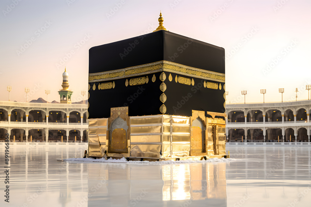 Foto de kaaba in meka, kaaba illustration in meka, mecca kaaba do Stock ...