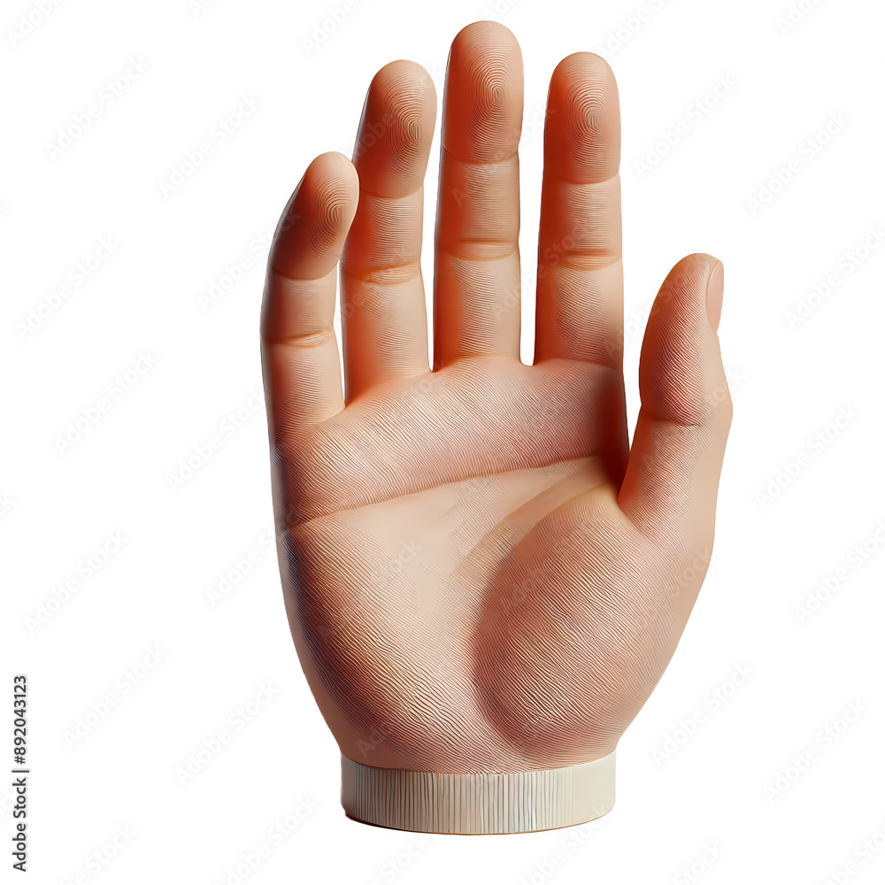 Realistic 3D Rendered Hand Model for Study Stock Photo | Adobe Stock