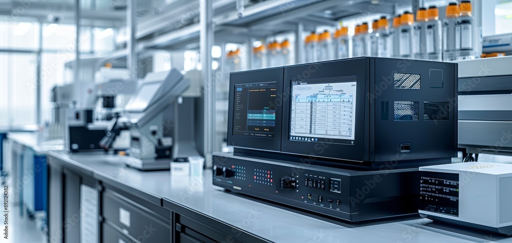 Analysis Tool Depict a sophisticated lab setup featuring the Analysis ...