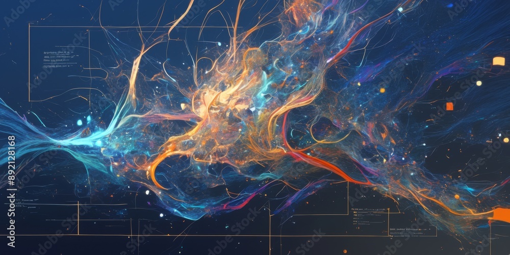 Neural Nexus: Abstract Representation of a Major City's Core as a High ...