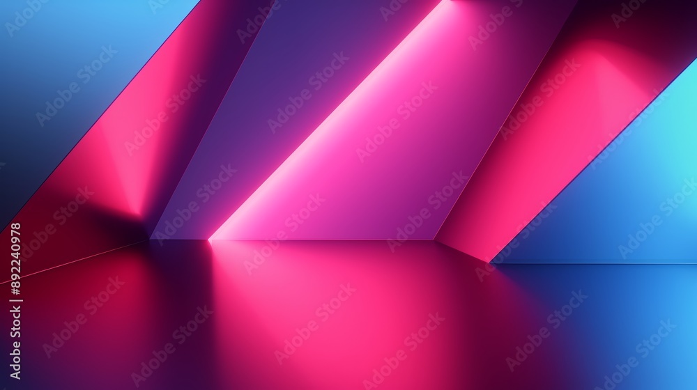 An abstract background with geometric shapes and sharp angles in bold ...