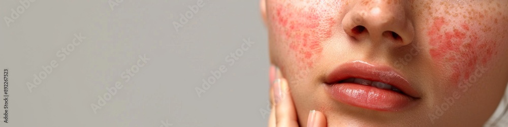 Abstract Visualization of Highly Contagious Bacterial Skin Infection ...