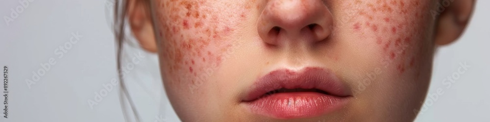 Abstract Visualization of Highly Contagious Bacterial Skin Infection ...