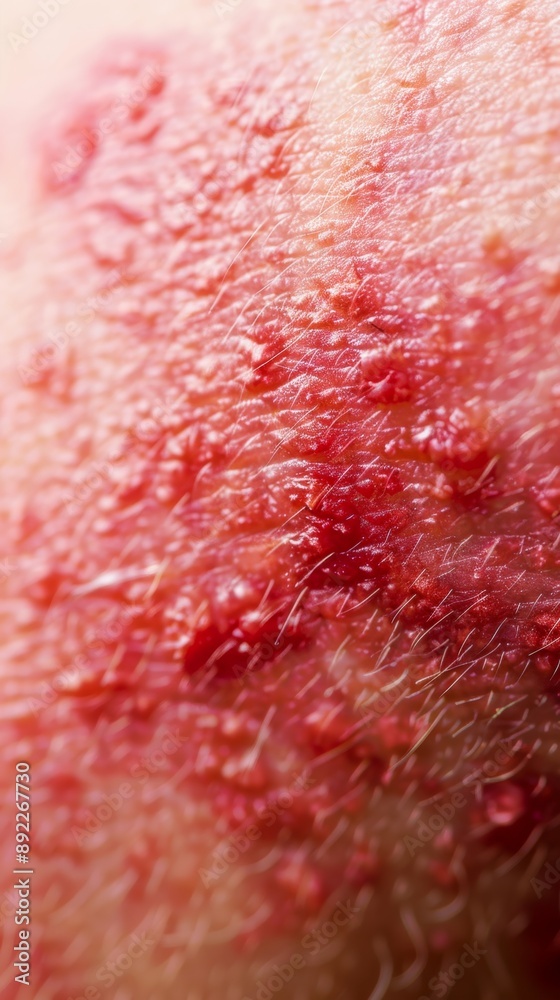 Abstract Visualization of Highly Contagious Bacterial Skin Infection ...