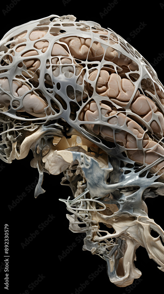 Foto de High-resolution Computed Tomography (CT) Scan of a Human Brain ...