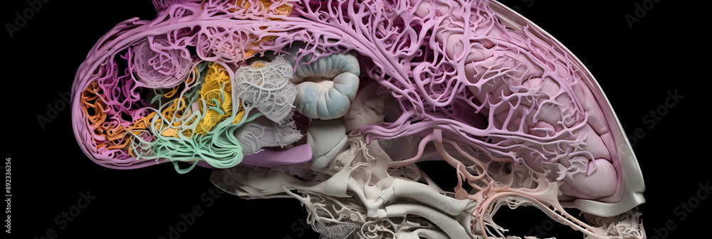 High-resolution Computed Tomography (CT) Scan of a Human Brain ...