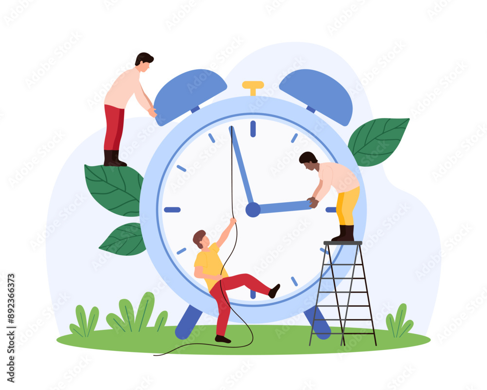 Time management strategy with efficiency, schedule accuracy and ...