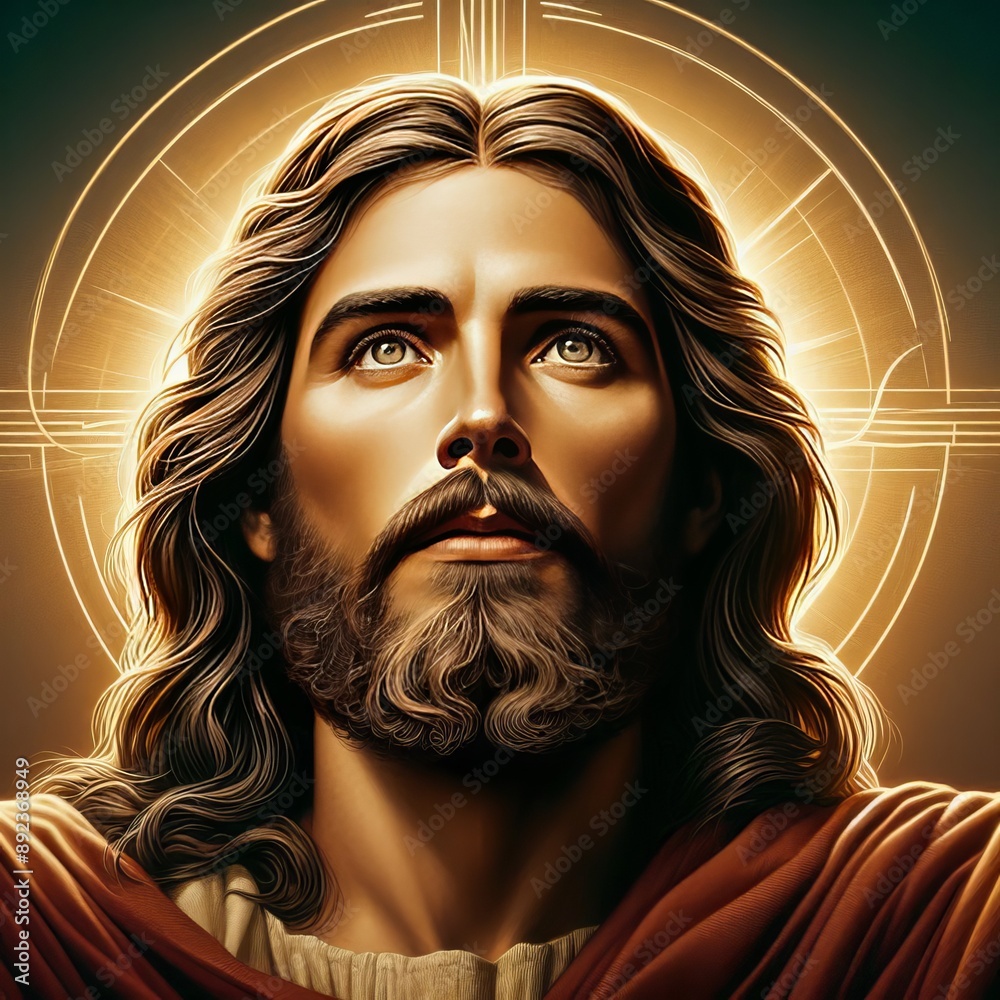 Jesus Christ illustration An illustration depicting Jesus Chris Stock ...