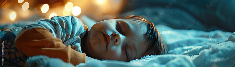 Soft lullaby being sung to a child, highlighting the calming and ...