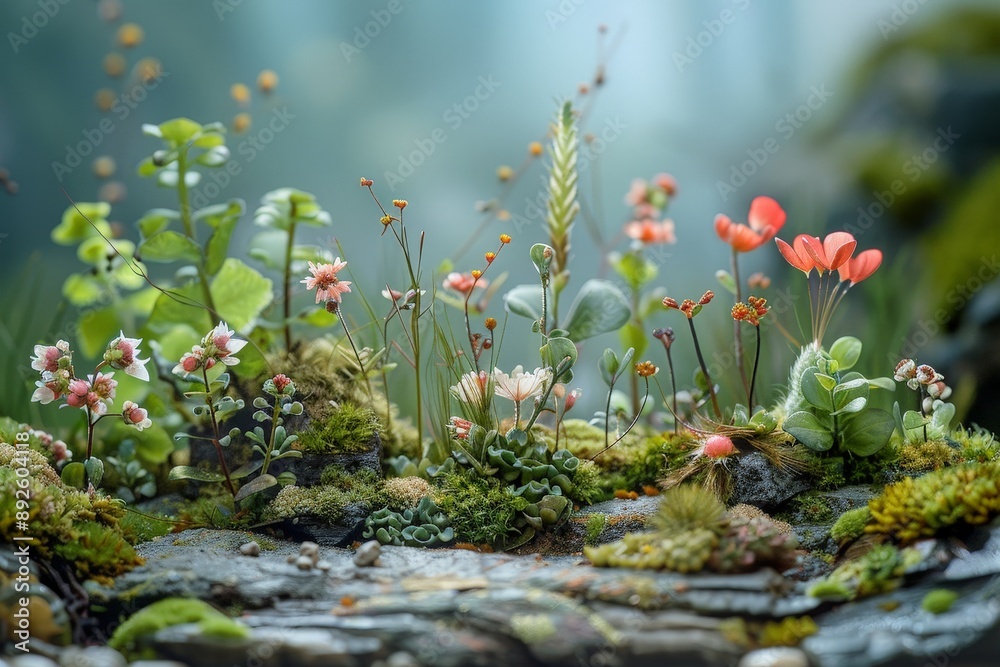 Intricate Micro Art: Miniature Landscape Painting with Realistic ...