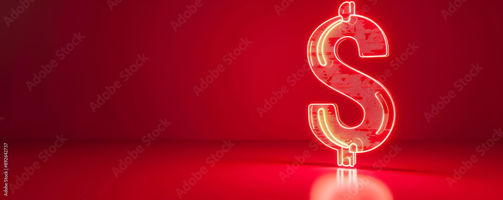 A comprehensive guide to creating a glowing red dollar signs circuit ...