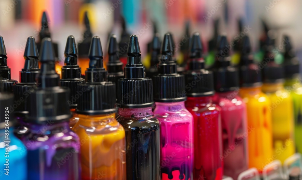 Sealed Tattoo Ink Bottles and Permanent Makeup Pigments: Potential ...