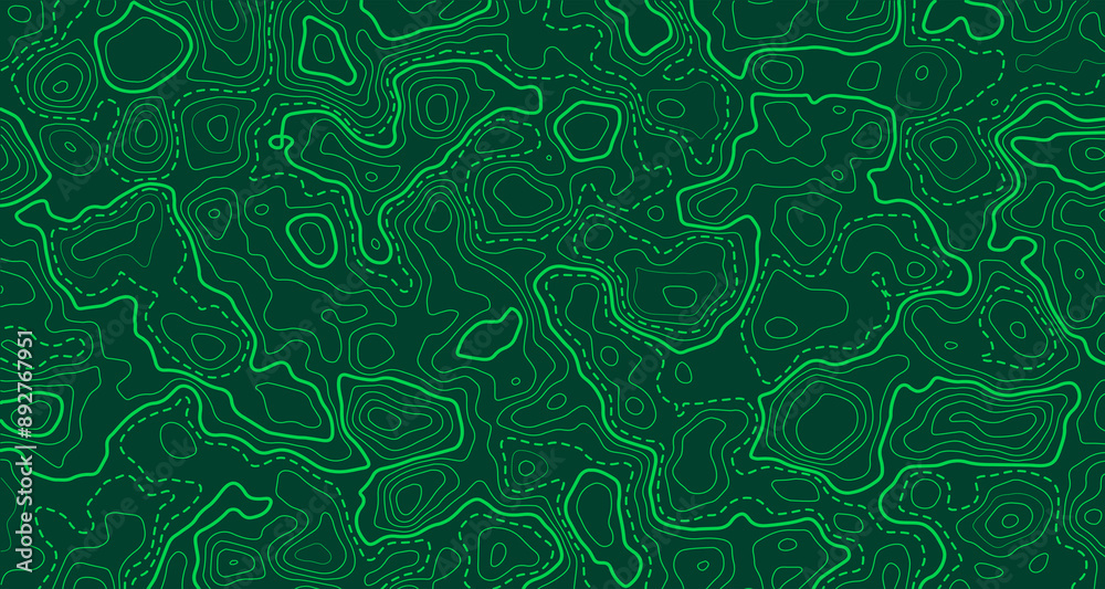 Topographic map background. Generating a terrain elevation map. Grid ...