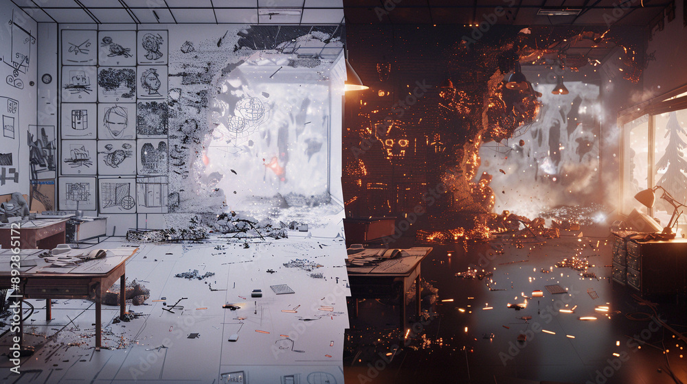 Photo & Art Print Evolution of Animation: From Sketch to Screen ...