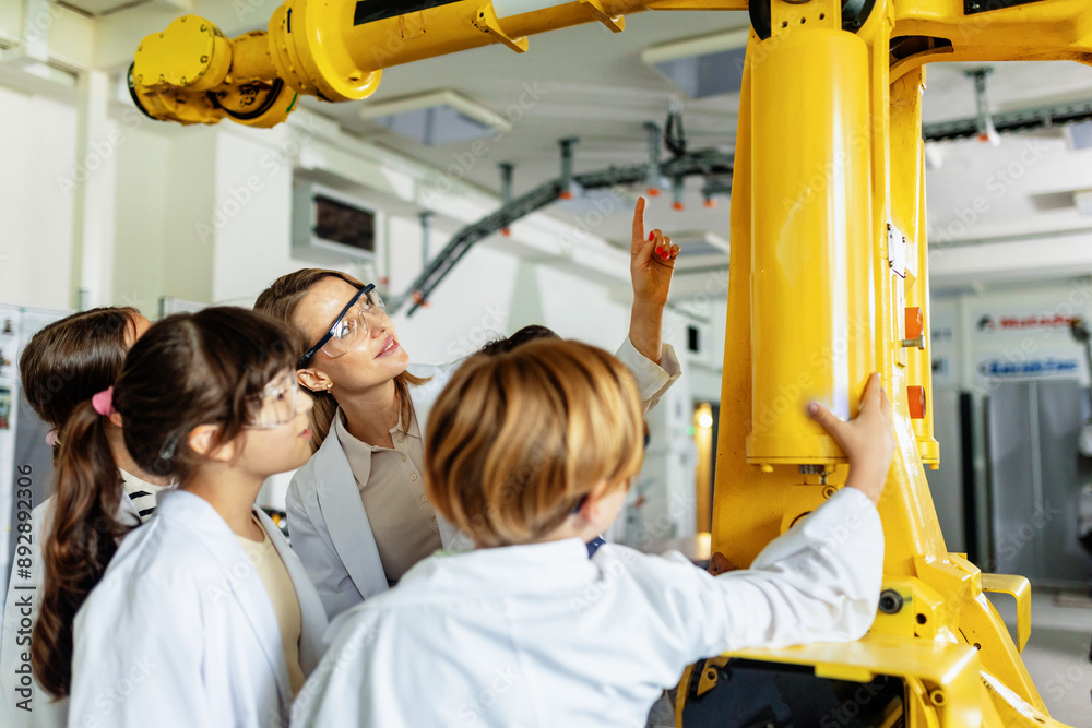 Field trip to real robotics laboratory, encouraging children in career ...