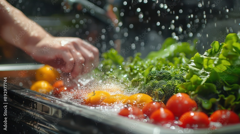 Washing Raw Vegetables and Fruits Essential Food Preparation Technique ...