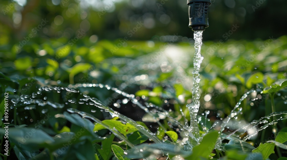 Irrigation Systems: Various approaches for watering crops, including ...