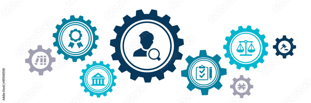 compliance icon concept: corporate mission / compliance policy ...