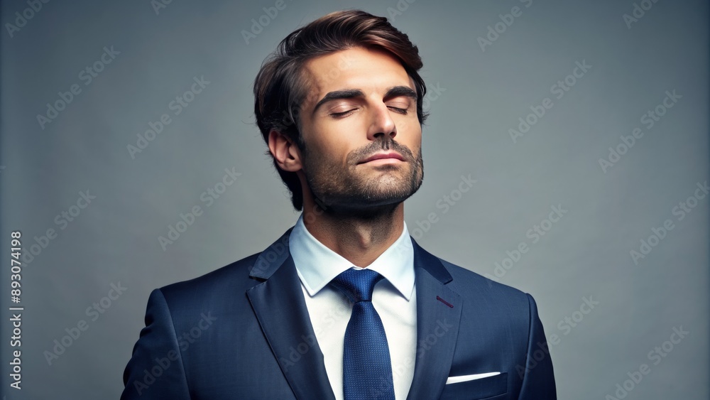 crisp suit, wiped brow, and deep exhale convey overwhelming sense of ...