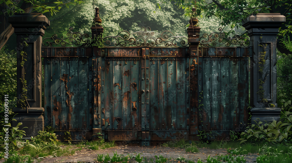 Explore the allure of beautifully crafted exterior gate designs and ...