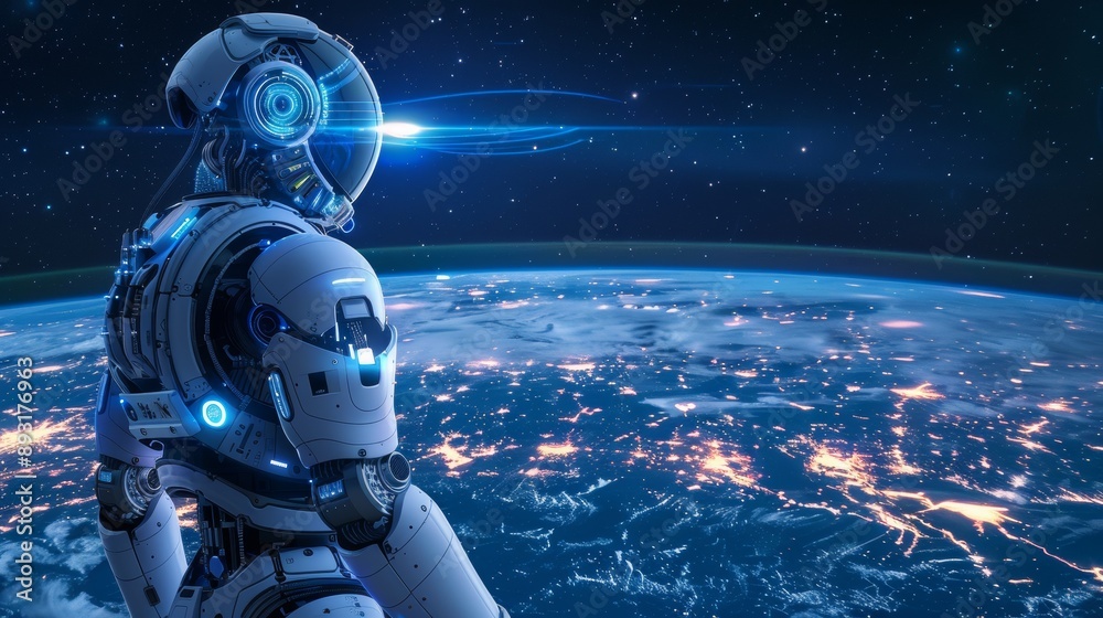 AI technology connects the world. AI controls the internet and networks ...