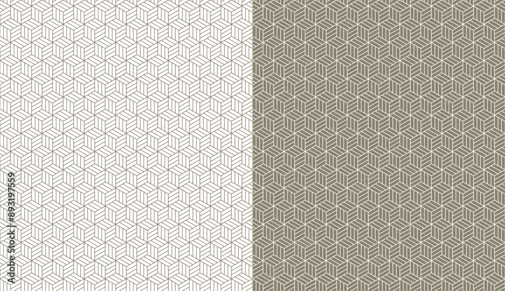 The Kikko-ajiro pattern is a traditional Japanese design featuring a ...