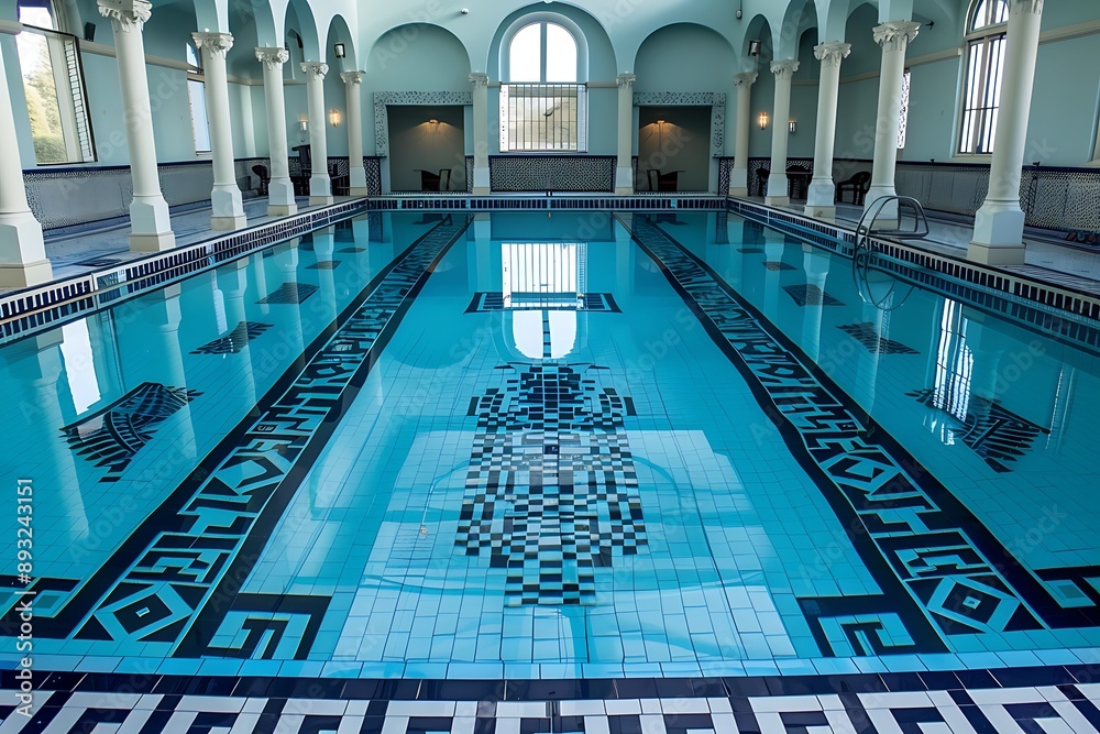 Geometric Design of an Indoor Swimming Pool with Columns and ...