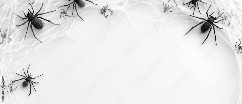 Halloween party celebration holiday concept banner - Frame border ...