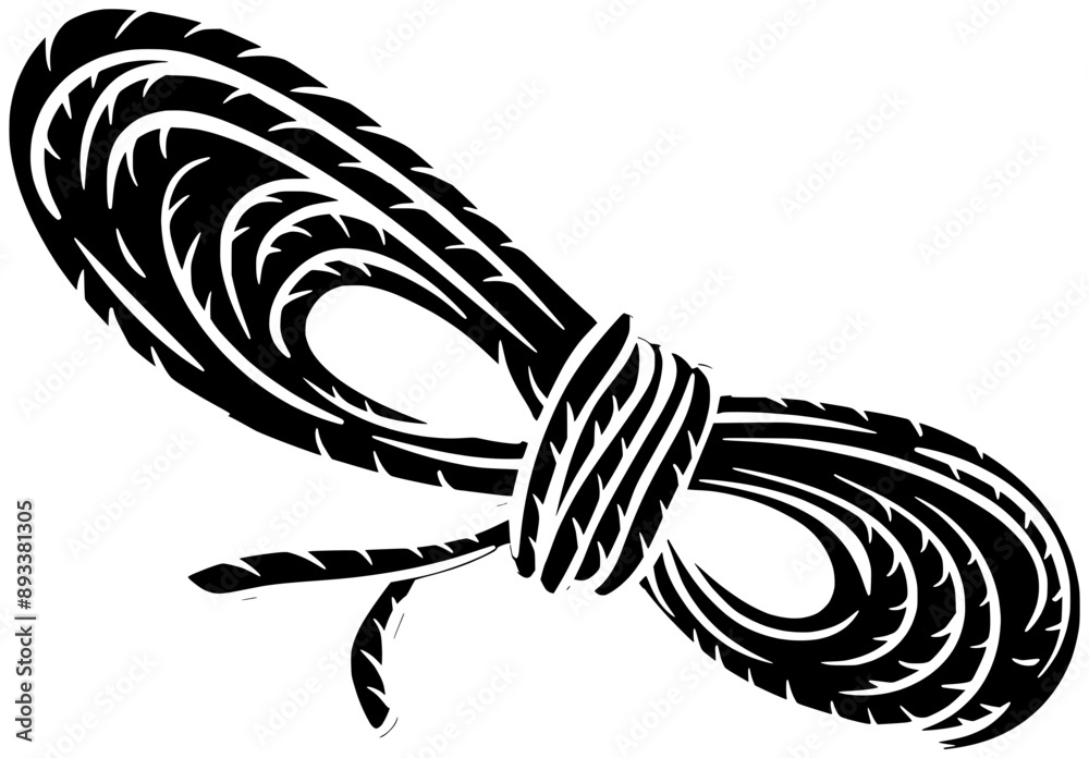 rope illustration scout silhouette knot logo string icon equipment ...
