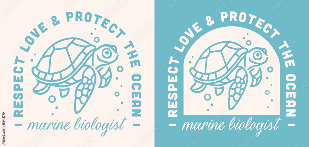 Marine biologist biology student respect love and protect the ocean ...