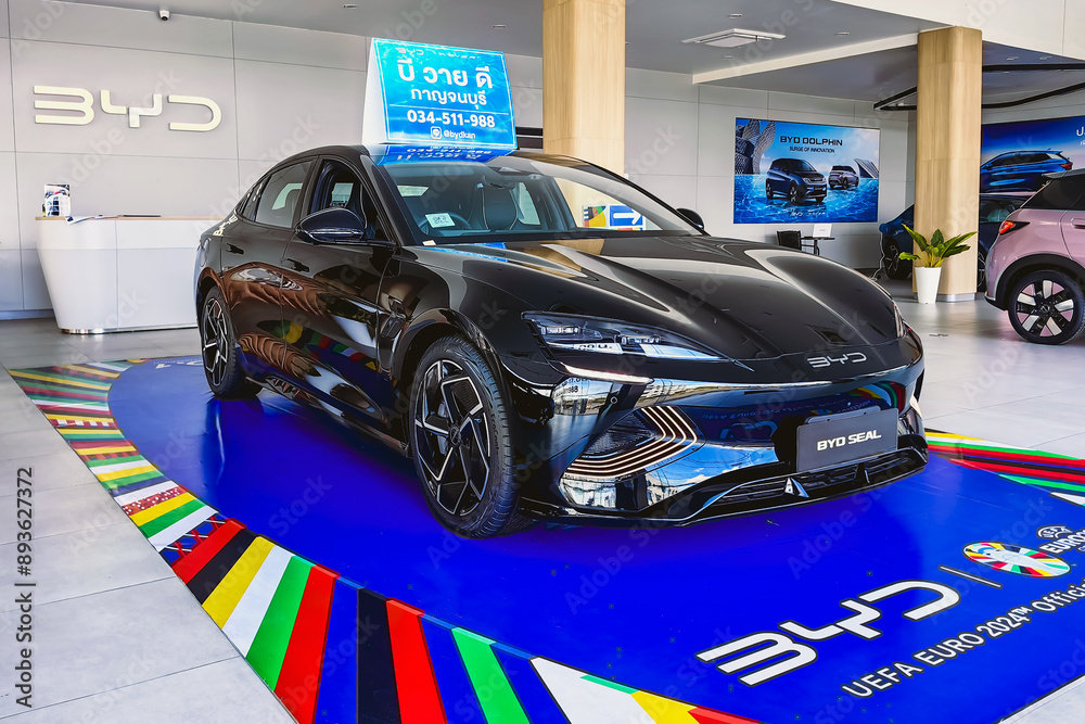 KANCHANABURI - THAILAND, JULY 6,2024 : Inside a showroom and interior ...