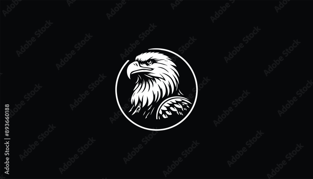 Bald eagle logo design, Bald eagle logo, Bald eagle design, Bald eagle ...