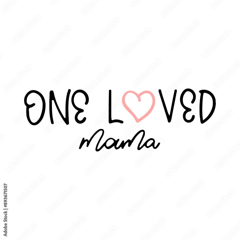 Mama And Me Lettering Quotes. Vector cute typography for baby girl or ...