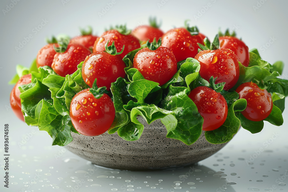 Creative animation of a salad bowl icon morphing into a list of ...